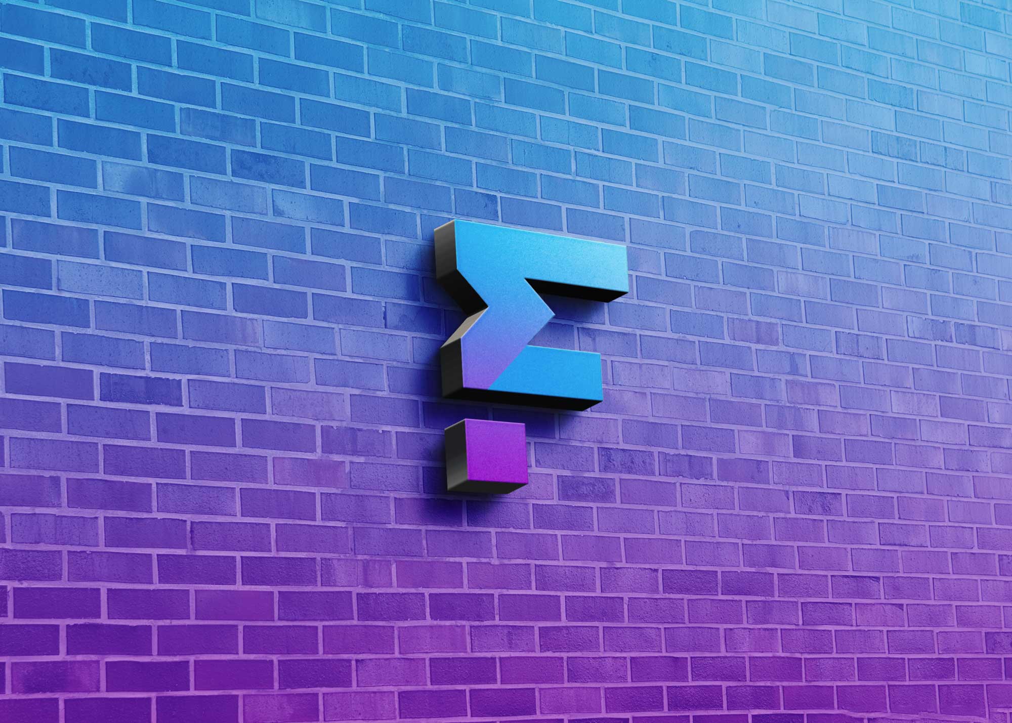 Free: Freebies 3D Wall Logo Mockup - FREEBIES MOCKUP - nohat.cc