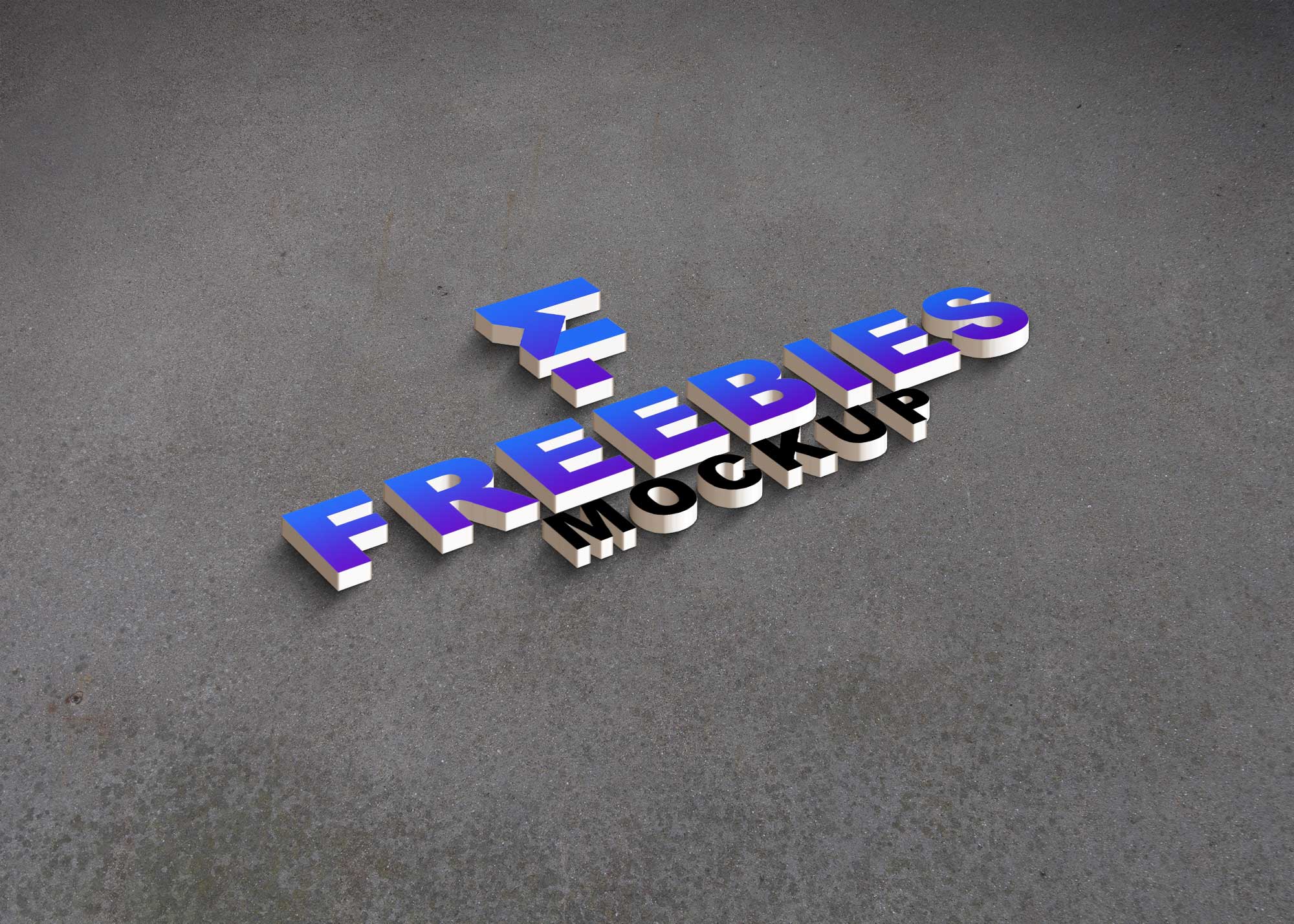 Free: New Simple 3D Logo Mockup - nohat.cc