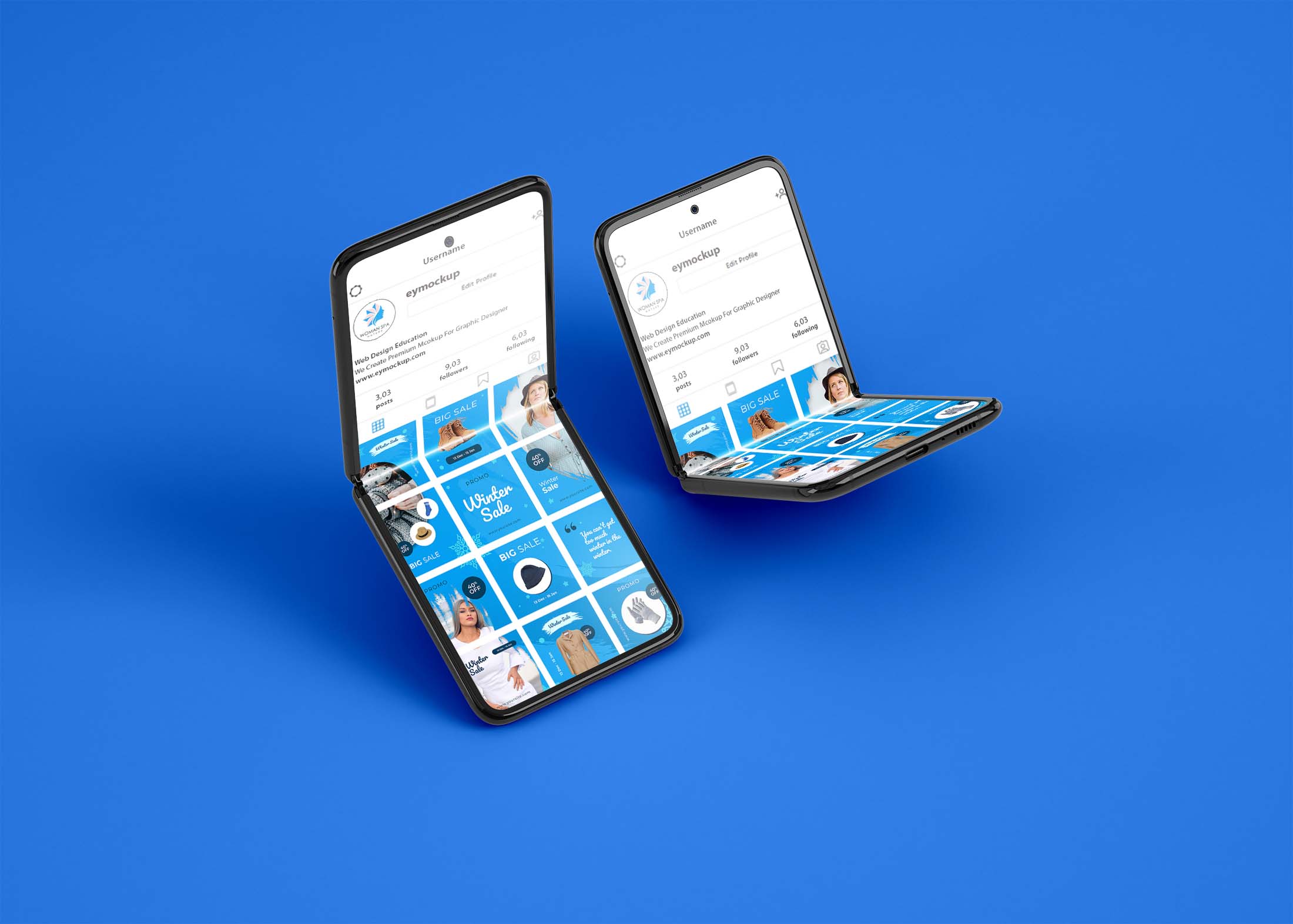 Free: Free Social Media Mockup - Freebies Mockup - nohat.cc