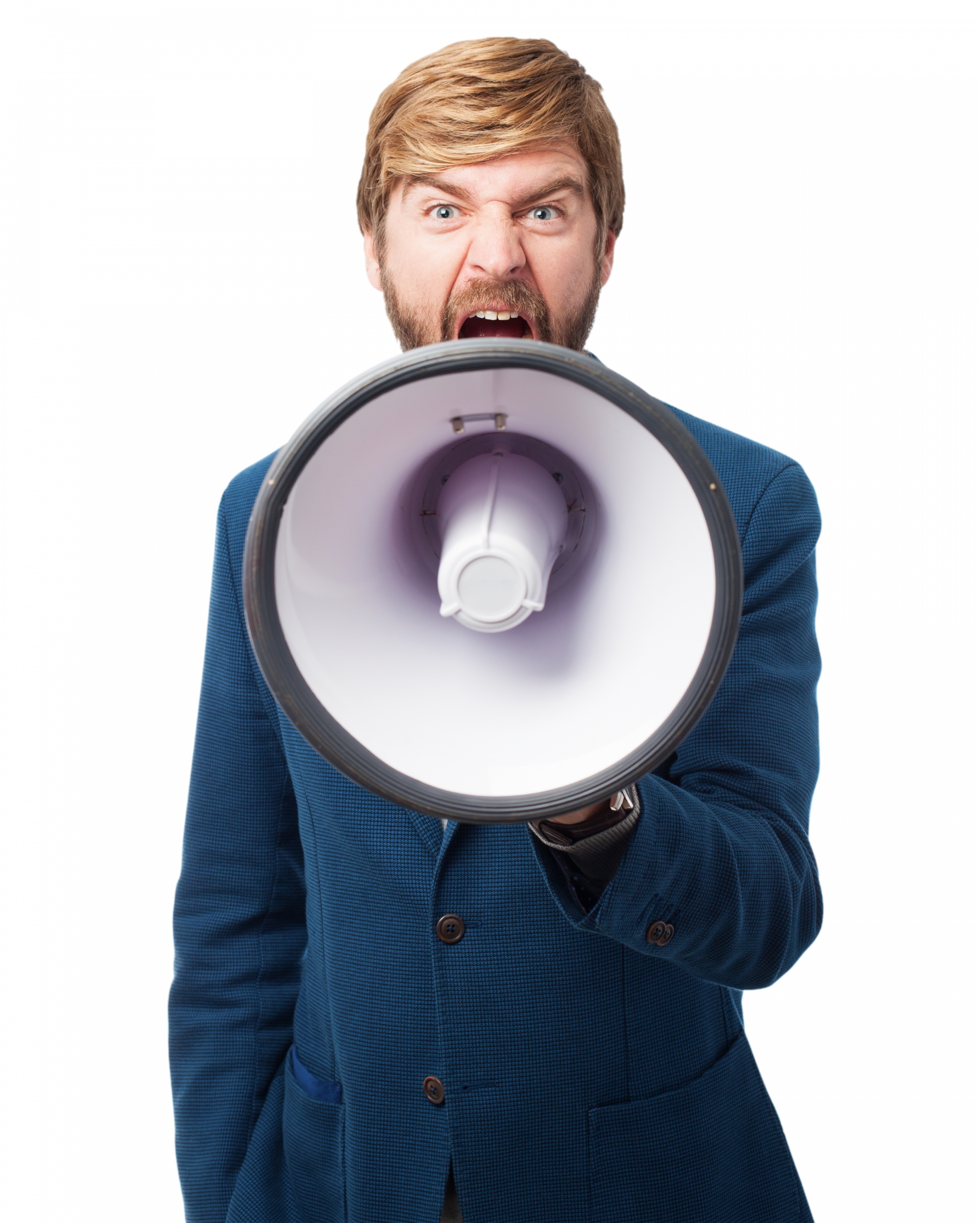 Free: Man with a megaphone - nohat.cc