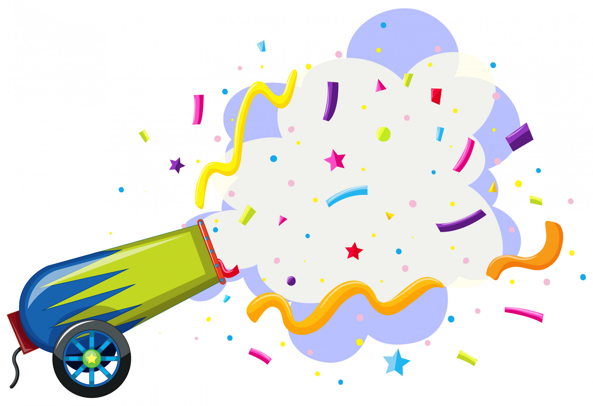 Free: A Fantasy Cannon on White Background - nohat.cc