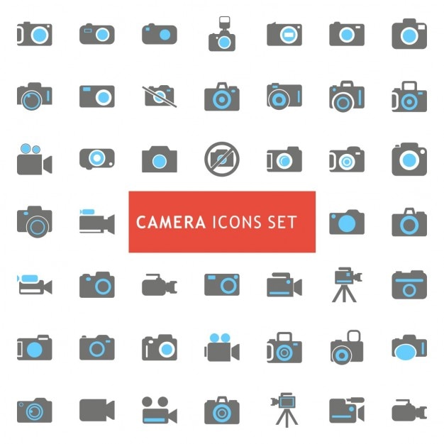 Free: Camera icon set - nohat.cc