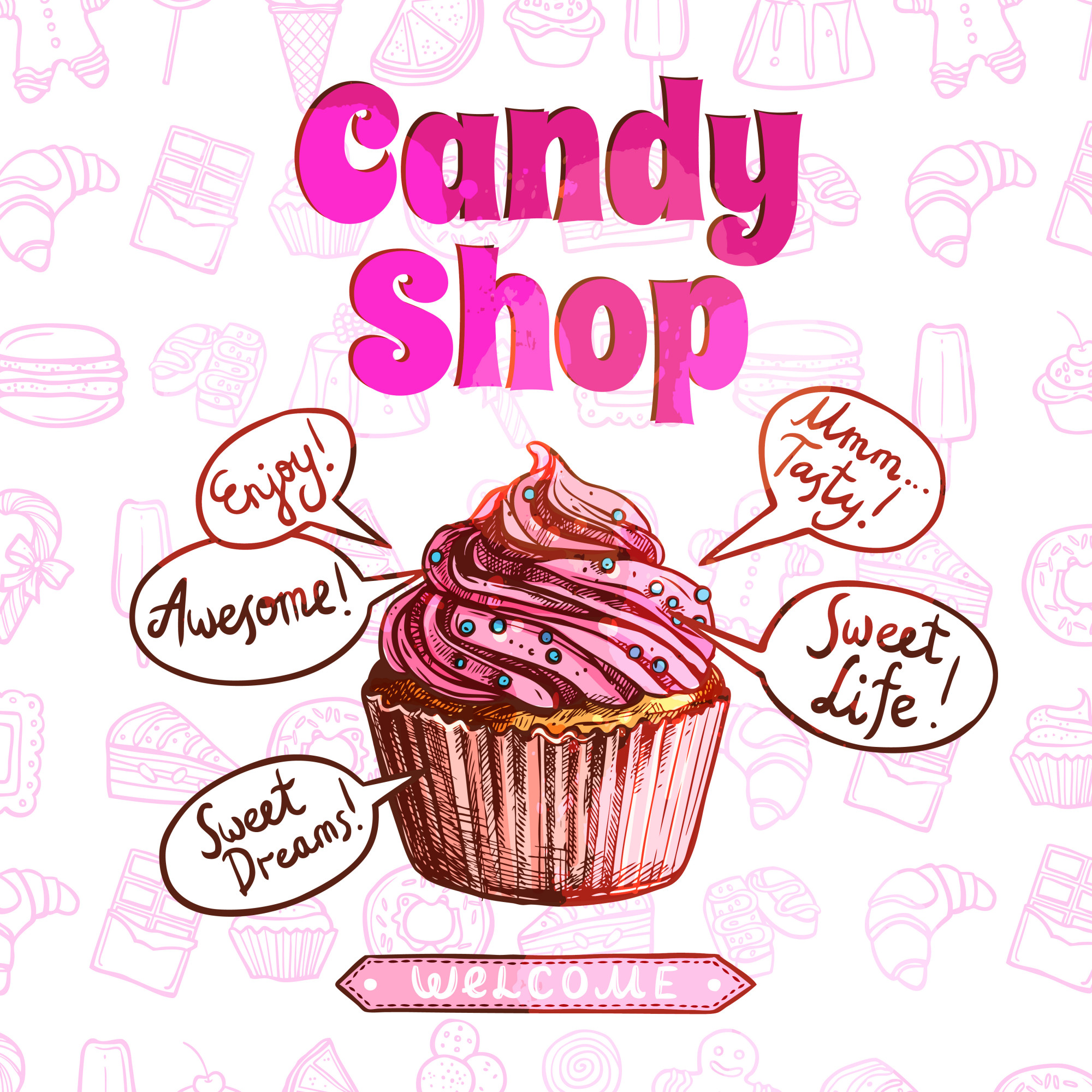 Free: Candy Shop Poster - nohat.cc