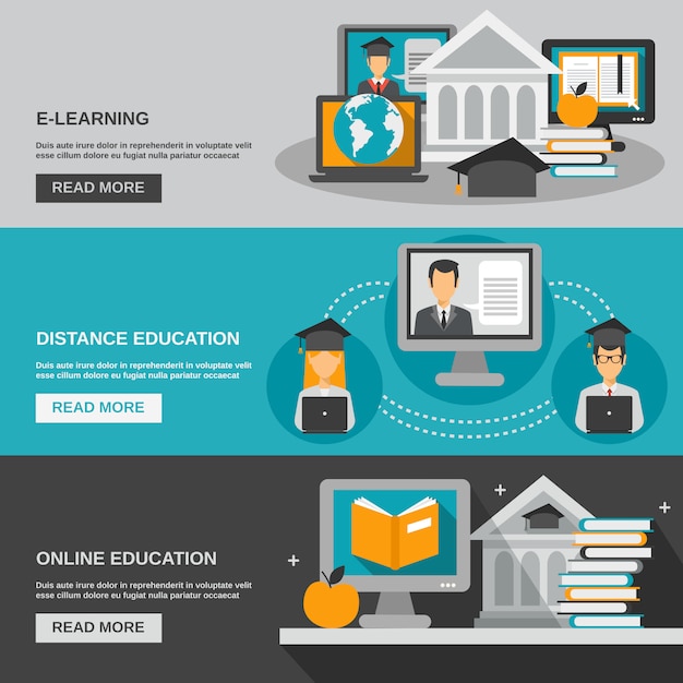 Free: E-learning Banner Set - nohat.cc