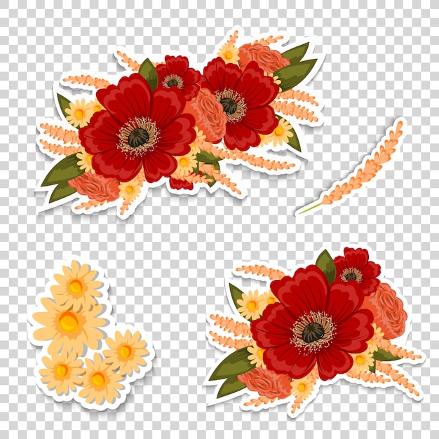 Free: Floral sticker design - nohat.cc