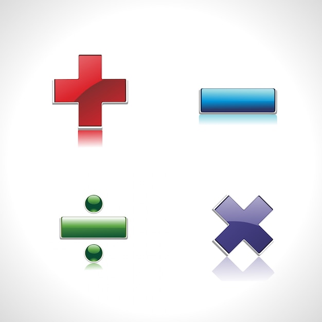 Free: Glossy mathematic buttons - nohat.cc