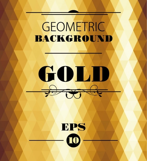 Free: Gold geometric background - nohat.cc