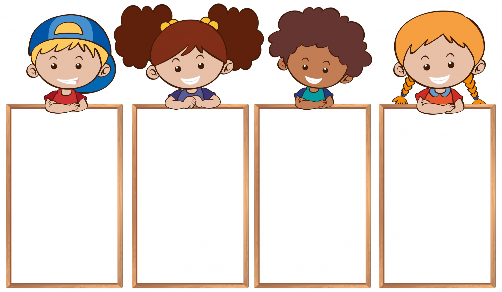 Free: Happy kids and blank whiteboards - nohat.cc
