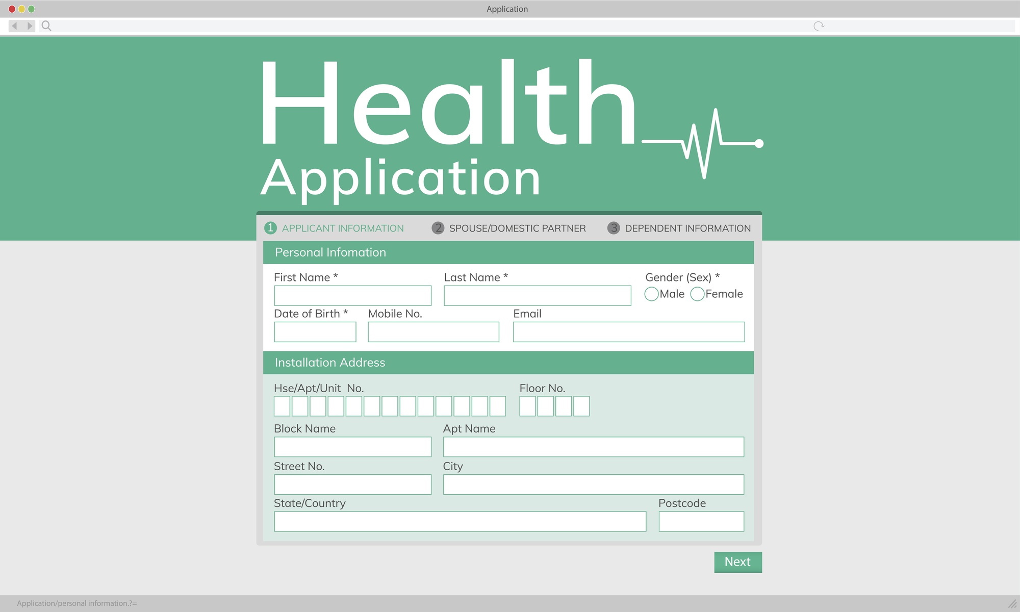 Free: Illustation of health application - nohat.cc