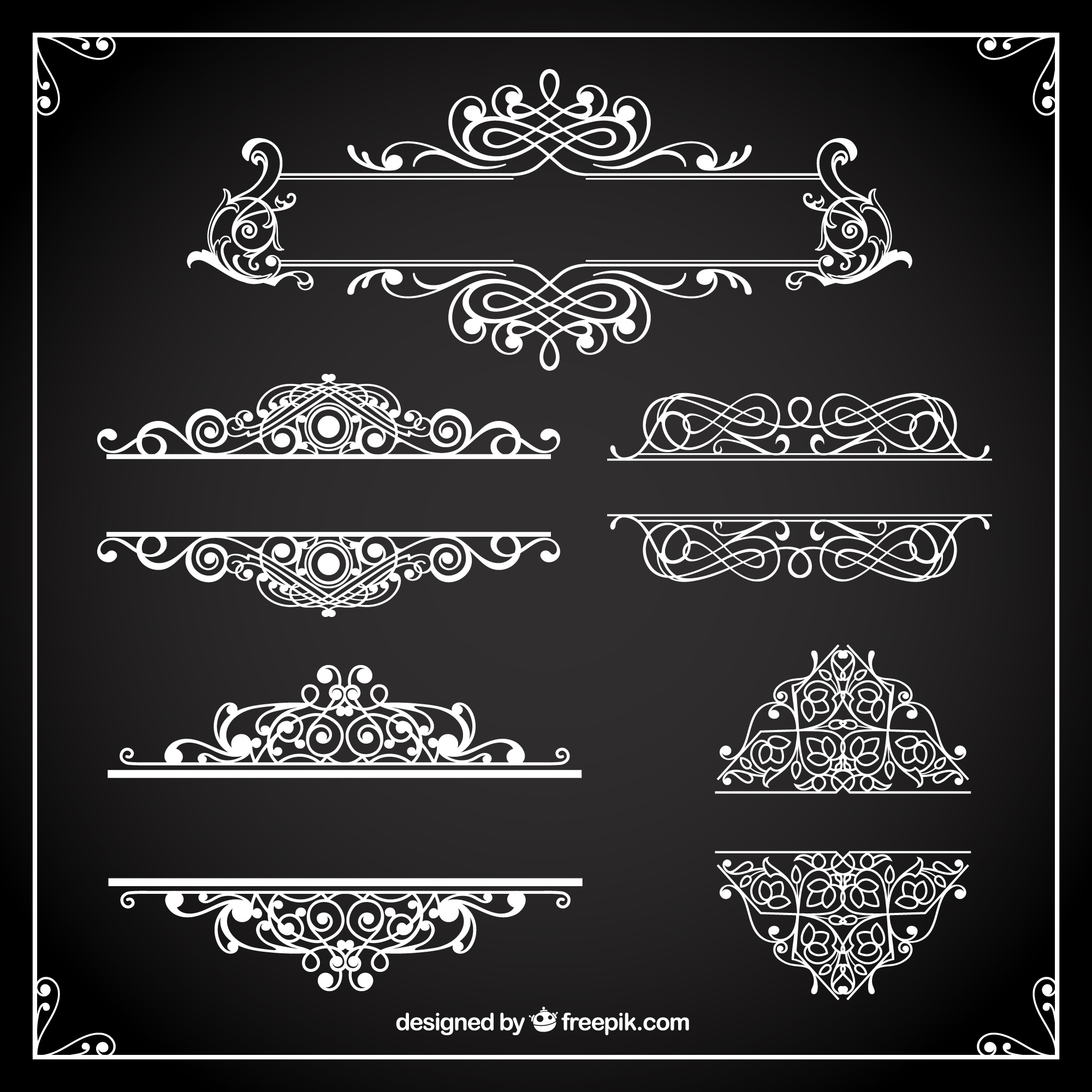Free: Ornamental borders collection - nohat.cc