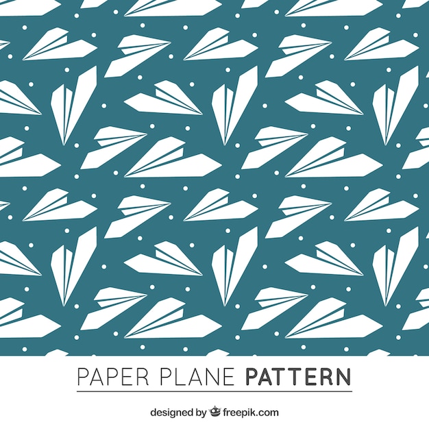 Free: Paper airplane pattern free - nohat.cc