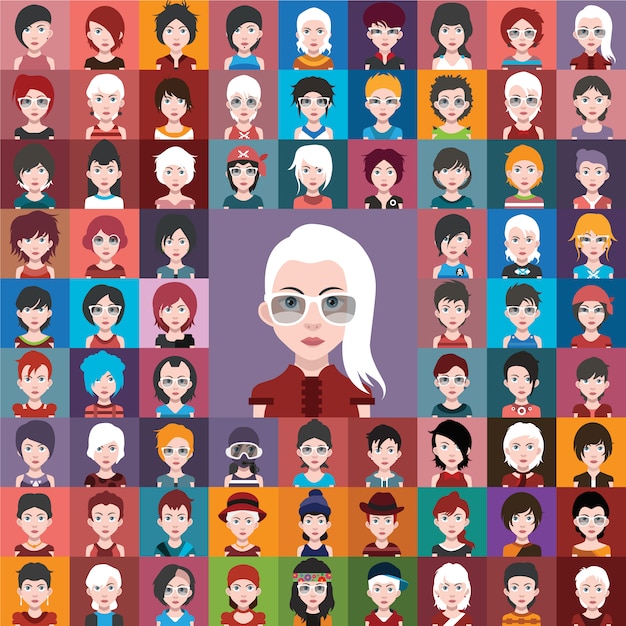 Free: Random character design collection - nohat.cc