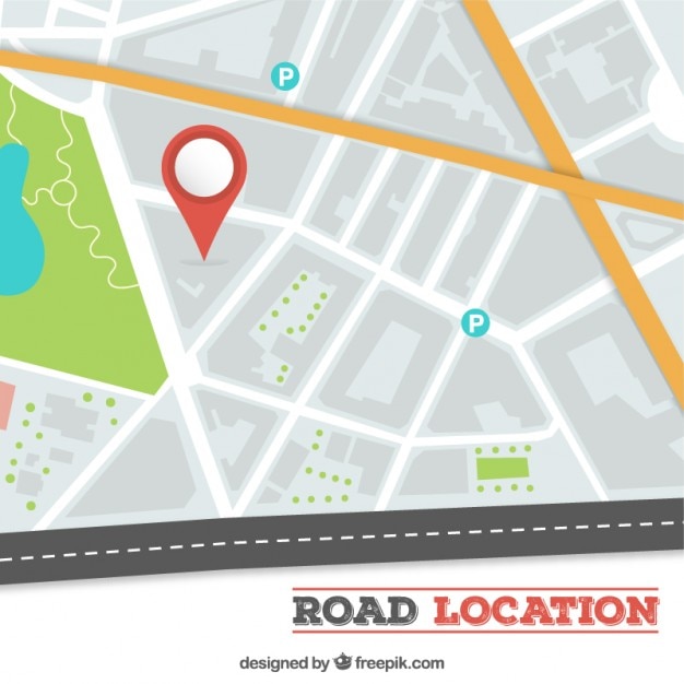Free: Sticker road and administrative map of vector image - nohat.cc