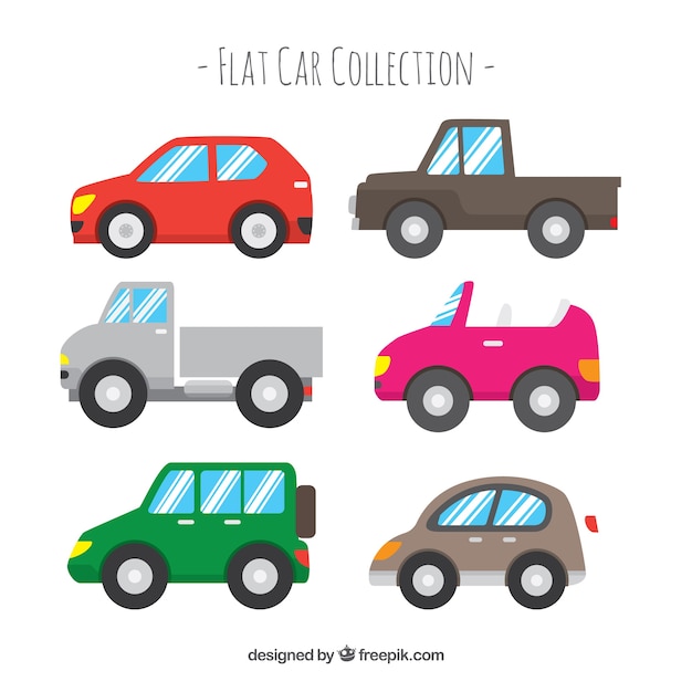 Free: Side view of six simple flat cars - nohat.cc