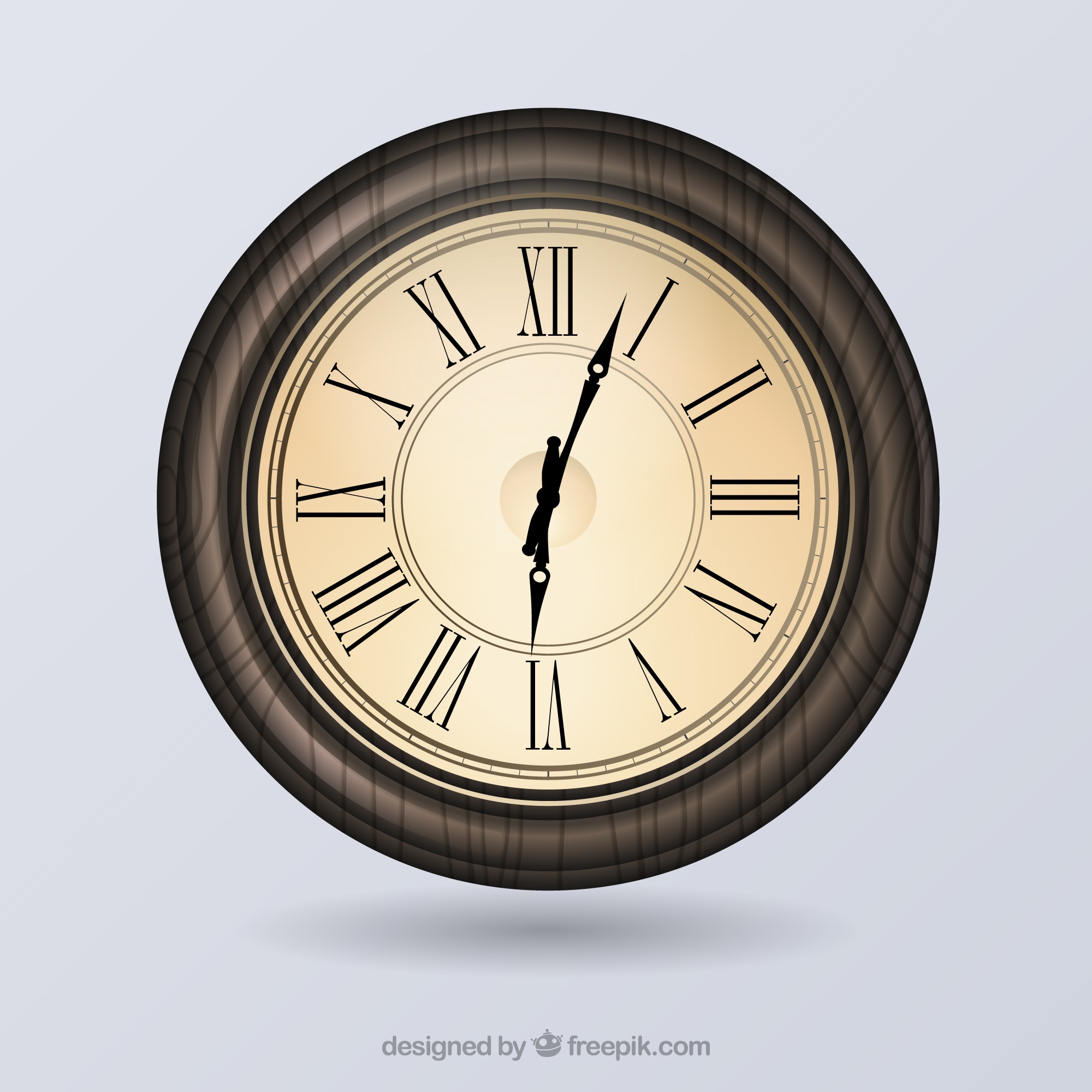 Free: vintage old clock vector - nohat.cc
