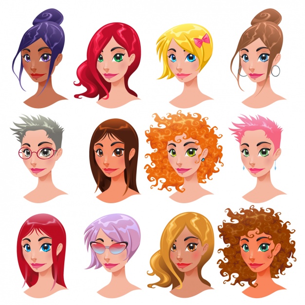 Free: Women head designs - nohat.cc