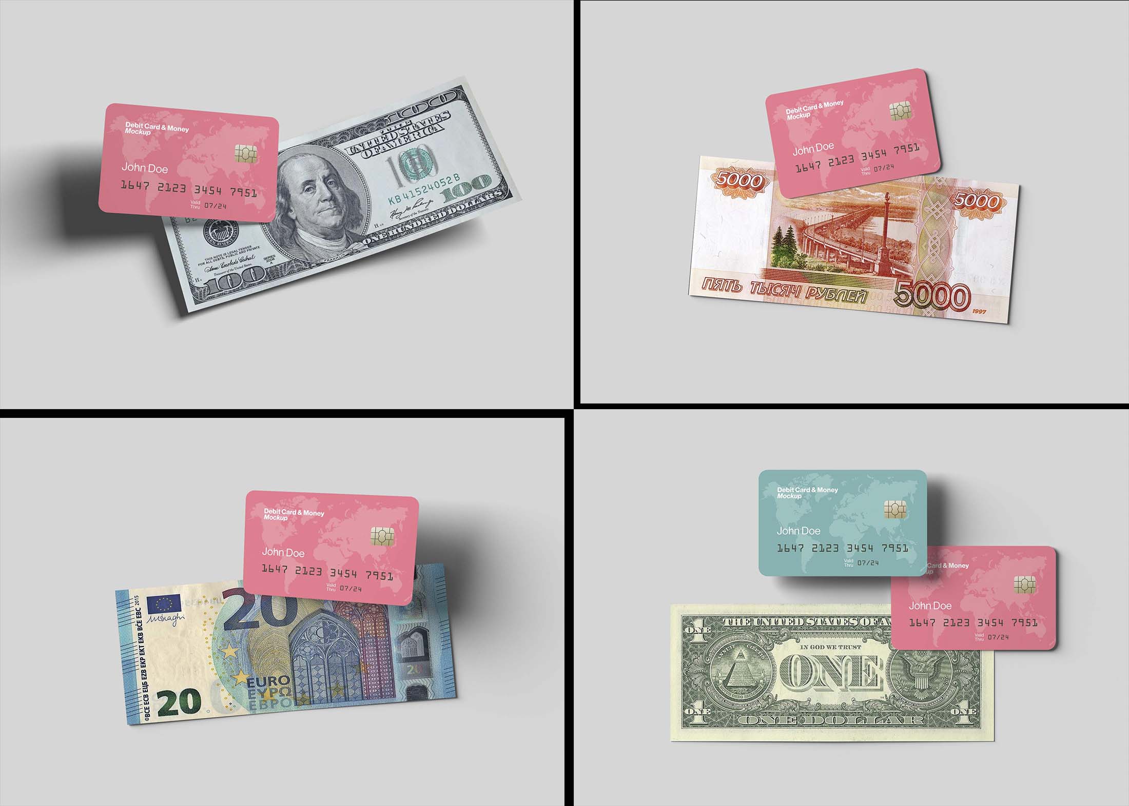 Free: Money Mockups - nohat.cc