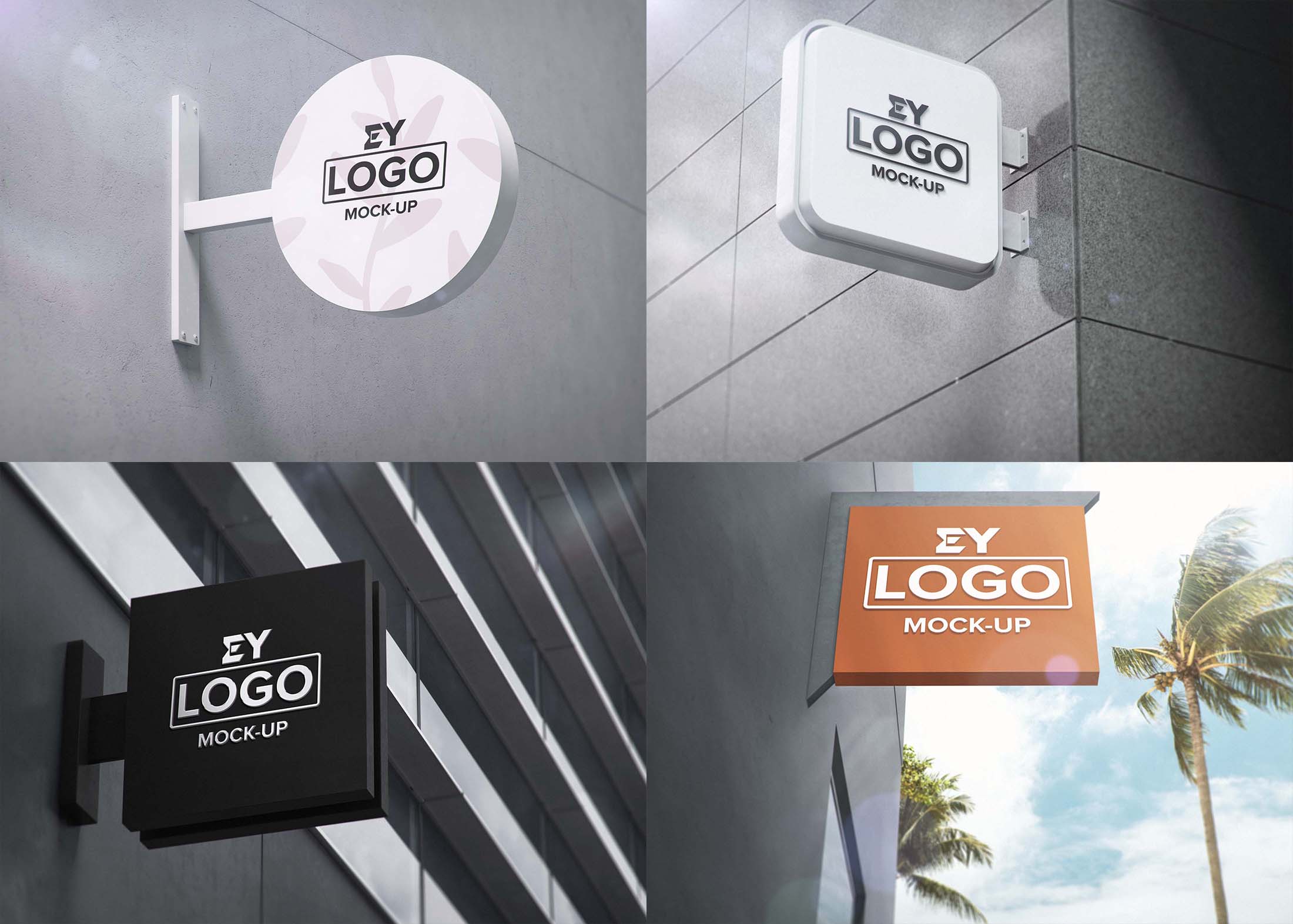 Free: Sign Mockups PSD - nohat.cc