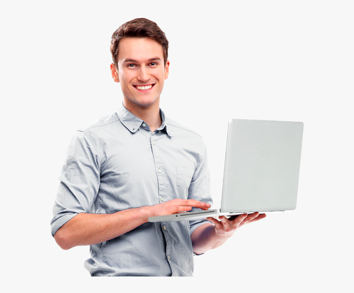 Free: Man With A Laptop Png, Transparent Png - kindpng - nohat.cc