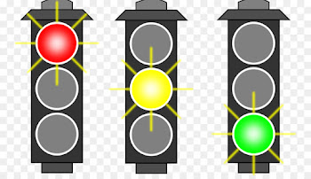 Free: Three traffic lights with red, yellow, and green lights, Traffic ...