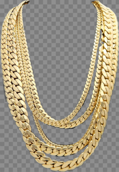 Free: Multiple Gold Cuban Chain Set (PNG) | Official PSDs - nohat.cc