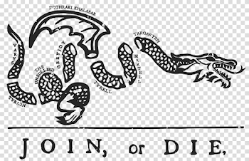 Free: Join or Die Flag (54"W) wallpaper - thinlinetextiles ...