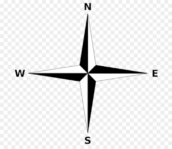 Free: Compass rose North Cardinal direction Map - Simple Compass Rose ...