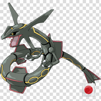 Free: 384rayquaza-shiny Xy Anime - Pokemon Rayquaza Shiny - 489x347 PNG ...