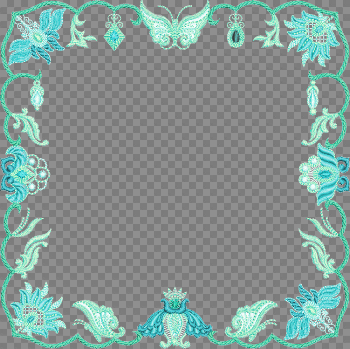 Free: Turquoise Frame PNG Download Image - nohat.cc