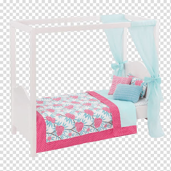 Free: Bed frame Poster, Deluxe double princess bed transparent ...