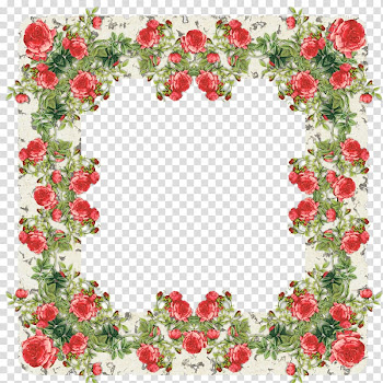 Free: Vertical Rose frame PNG transparent background with copy space ...
