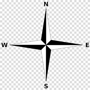Free: Compass rose North Cardinal direction Map - Simple Compass Rose ...