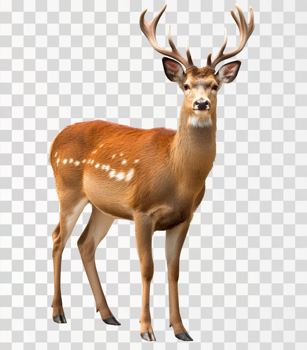 Free: Sika Deer - PNG transparent background - nohat.cc