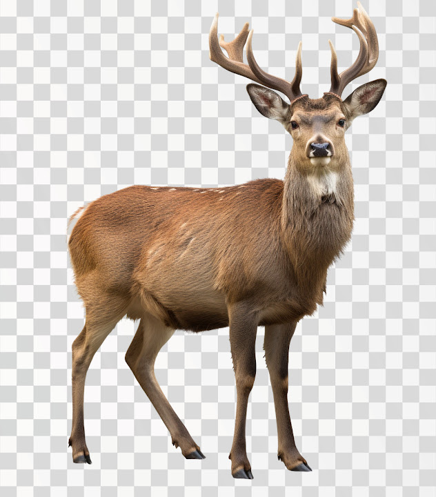 Free: Sika Deer - PNG transparent background - nohat.cc