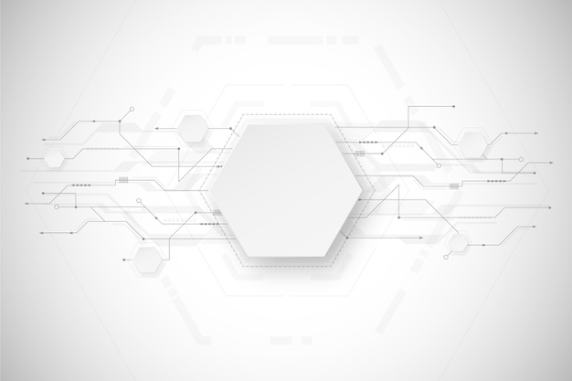 Free: White technology background design Free Vector - nohat.cc