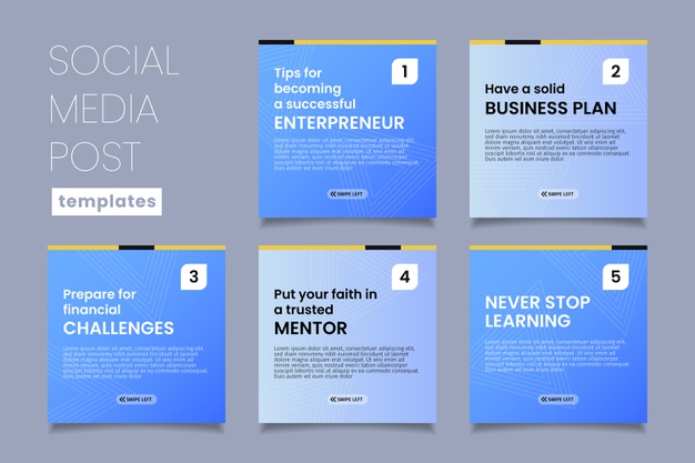 Free: Tips instagram post set Free Vector - nohat.cc