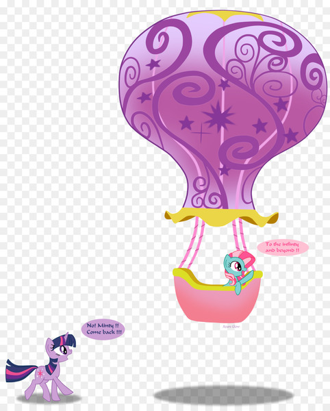 Free: My Little Pony Hot air balloon DeviantArt - cartoon sit hot air ...