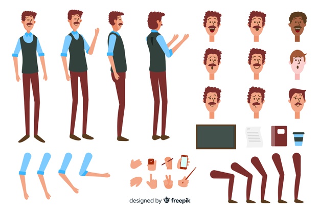 Free: Cartoon boy character template - nohat.cc