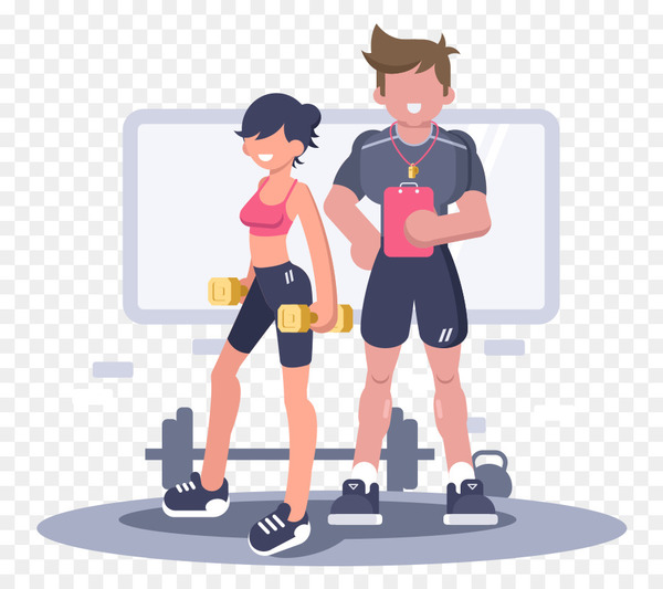 Free: Personal Trainer, Physical Fitness, Exercise, Cartoon, Figurine ...
