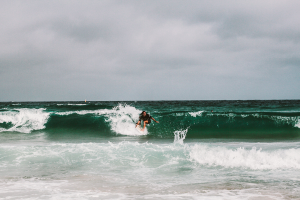 Free: Man Surfing on Ocean Waves - nohat.cc