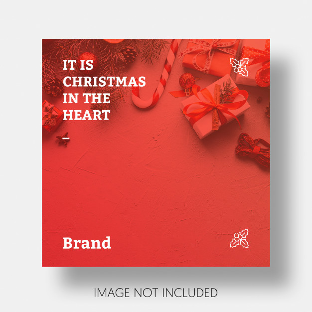 Free: Christmas social media post template instagram Free Psd - nohat.cc