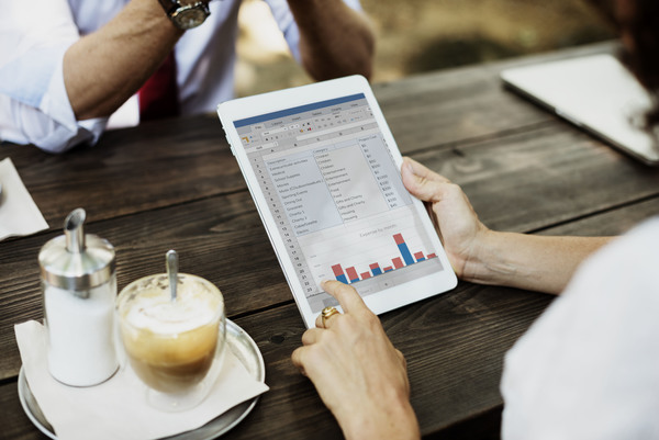 Free: Person Using Silver Ipad on Chart - nohat.cc