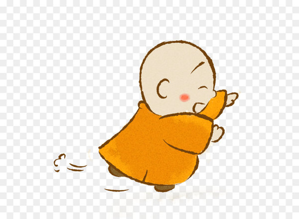 Free: Cartoon Illustration - Monk - nohat.cc