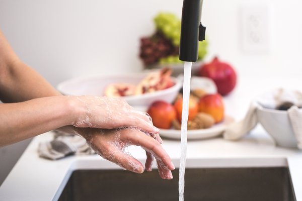 Free: Hand Washing In The Kitchen - nohat.cc