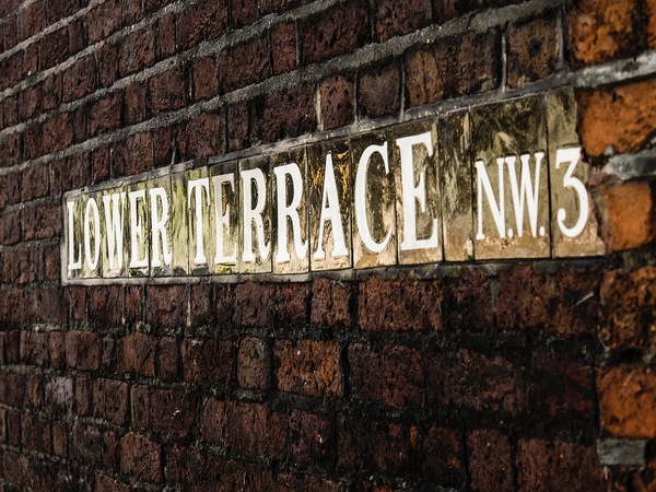 Free: Lower Terrace Signage On Brick Wall - nohat.cc