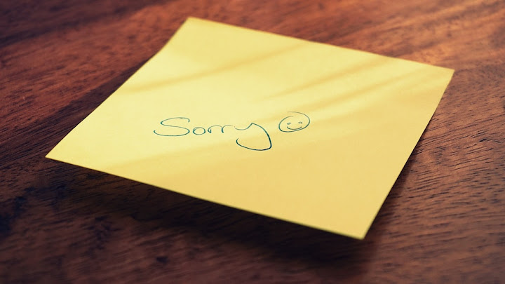 Free: Sticky Note With Apology - nohat.cc