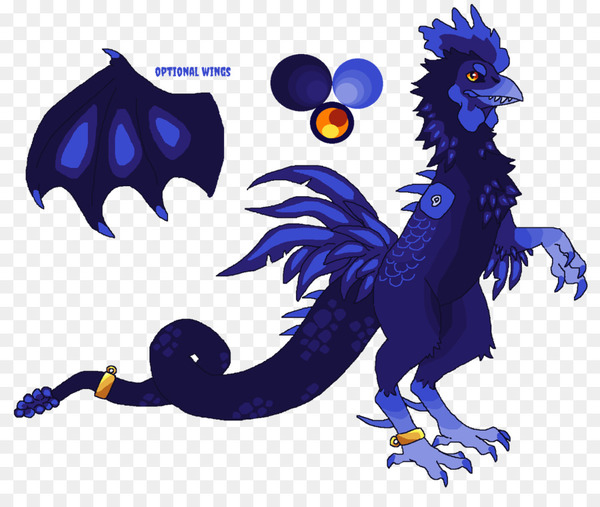 Free: Cockatrice Dragon Monster Chicken Illustration - dragon - nohat.cc