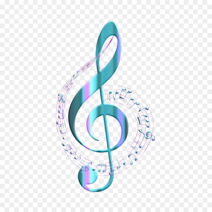 Free: Treble, Clef, Music, Turquoise, Logo PNG - nohat.cc