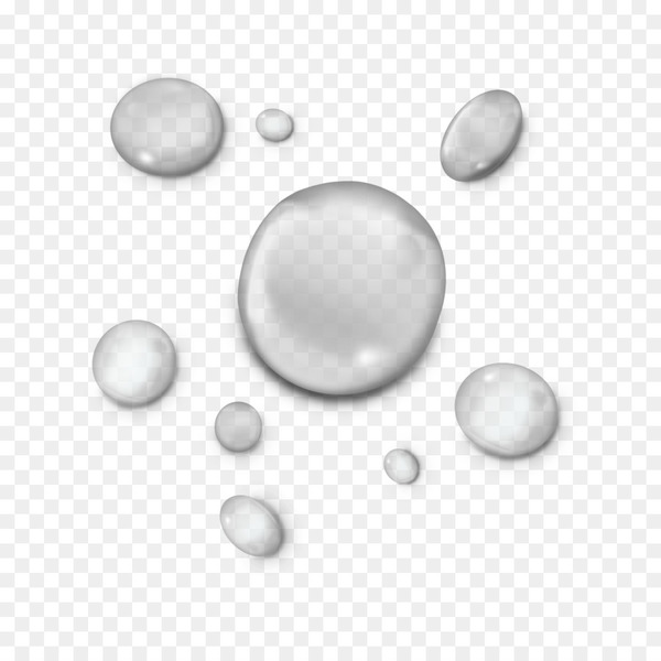 Free: Drop Water Transparency and translucency - Vector realistic water ...