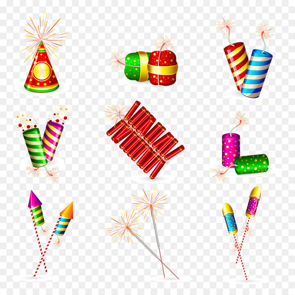 Free: Firecracker Fireworks Cartoon Clip art - Vector festive ...